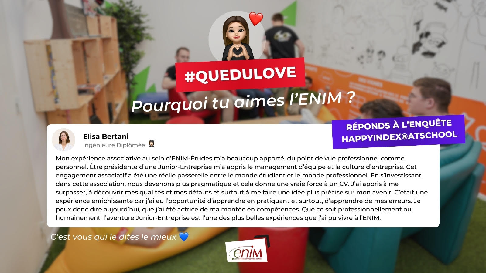 Questionnaire Happy@School® ENIM